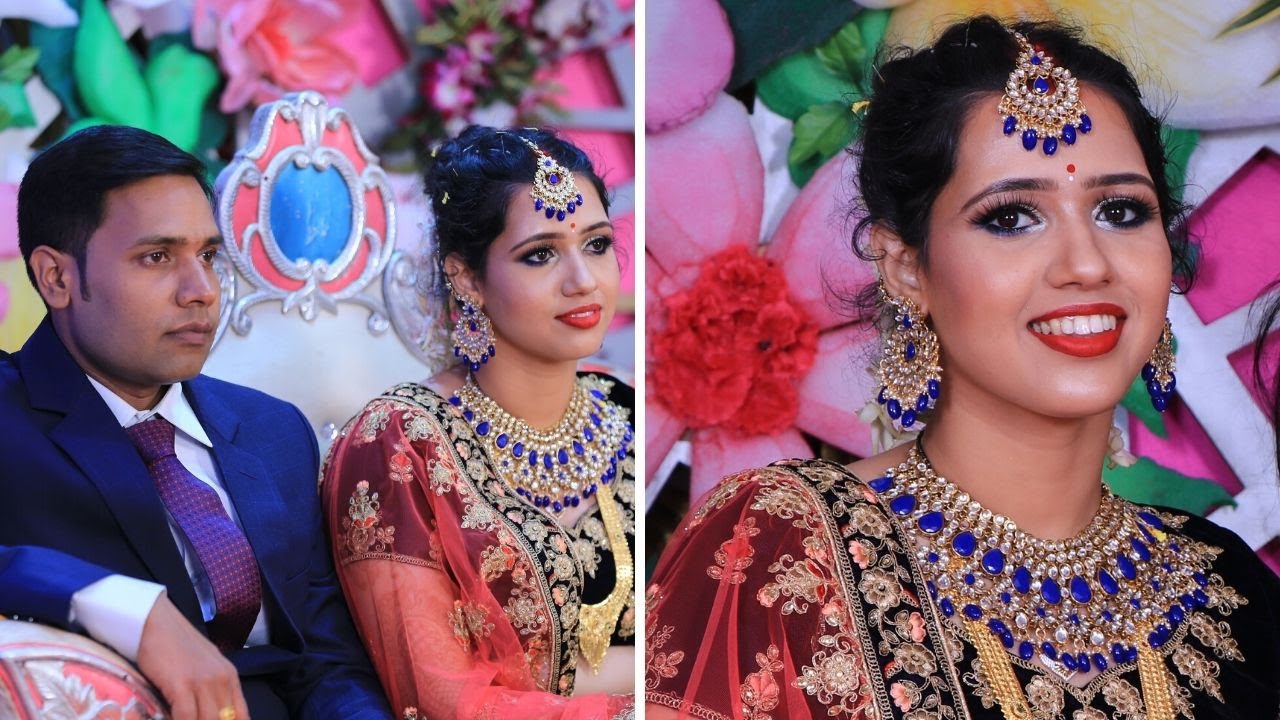 Wedding reception makeup tutorial | Bridal makeup tutorial | Marriage ...