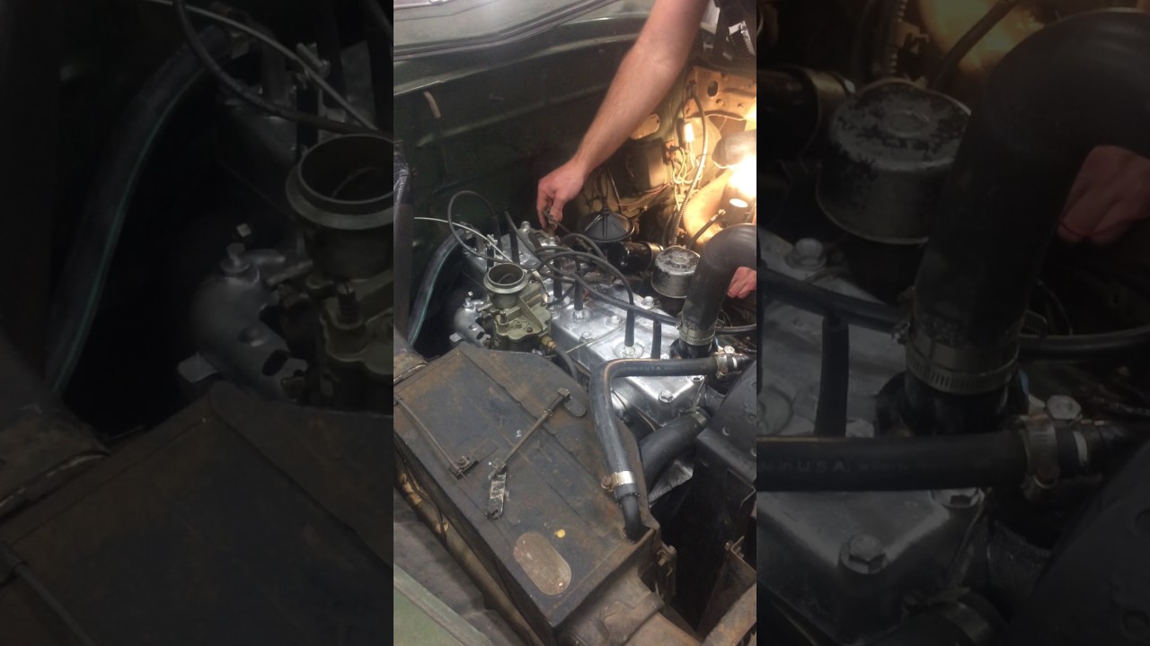 51 Dodge 230 flathead rebuilt and running - YouTube