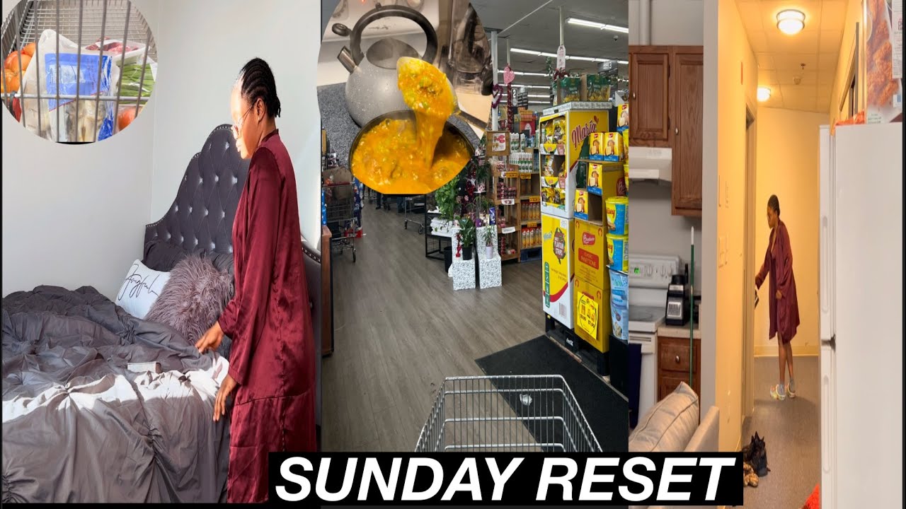 SUNDAY RESET/ grocery shopping,cooking - YouTube