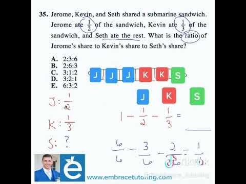 ACT Math - Ratios and Fractions - YouTube