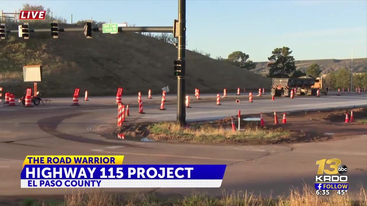 CDOT addresses viewer concerns about Highway 115 project near Colorado ...