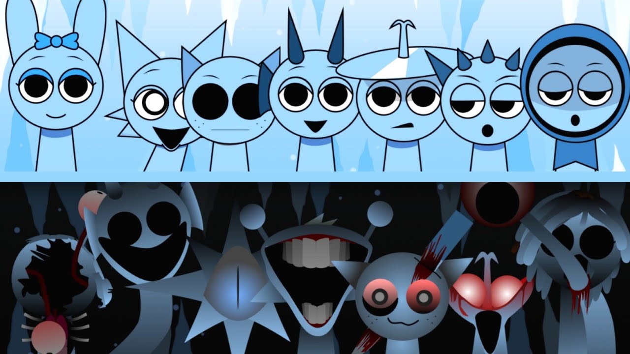 Incredibox Sprunki Cool as Ice 2 Normal Version vs Horror Version - YouTube