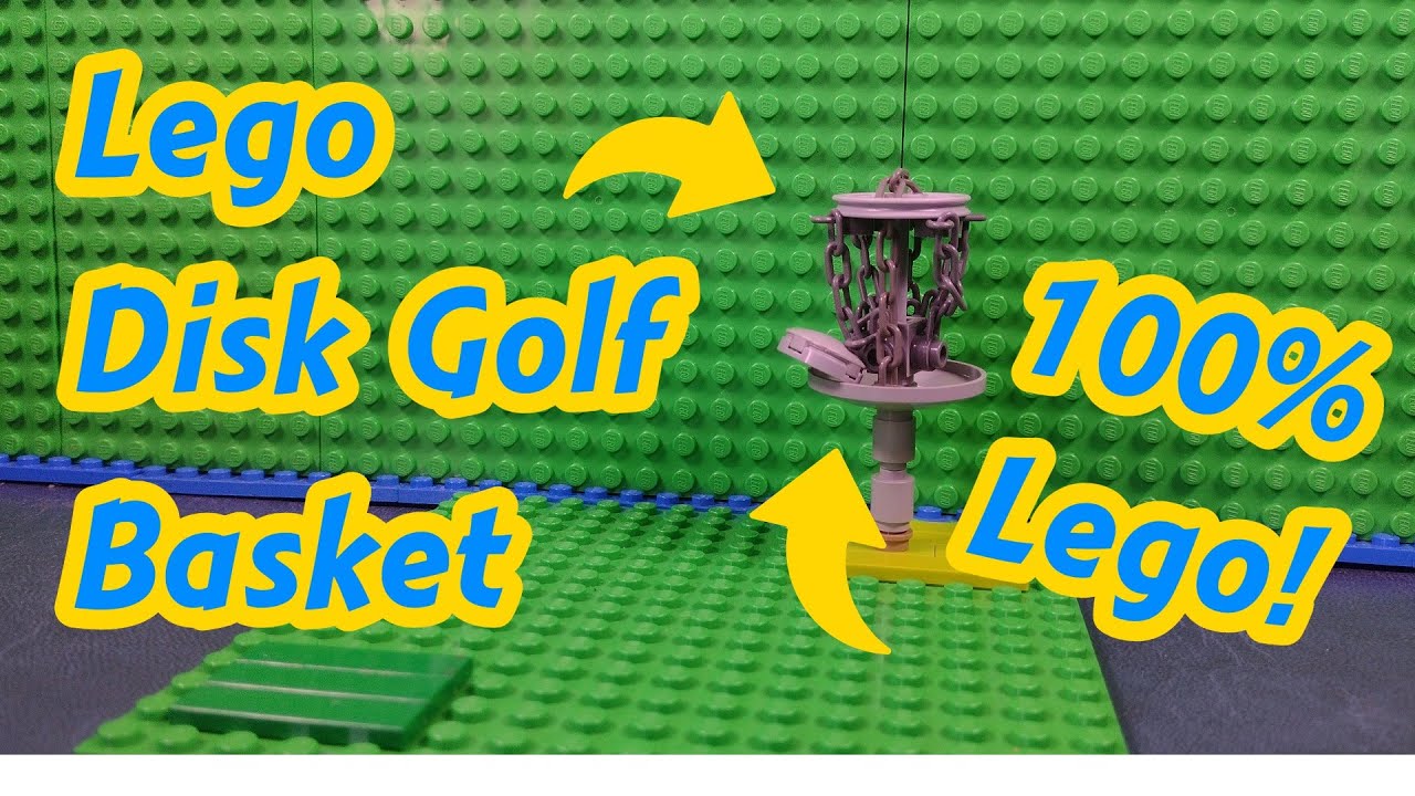 I made a disk golf basket out of Lego! - YouTube