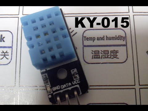 Arduino: Sensor temperatura y humedad DHT11 (KY-015 37in1 kit ...
