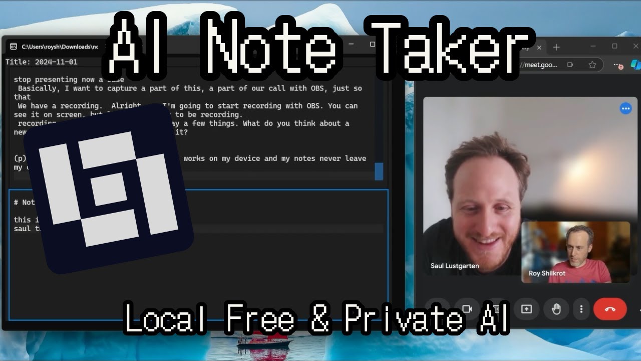 Private Free AI Note Taker by Locaal.ai [Tutorial] - YouTube