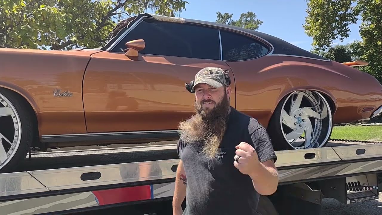 stitched by slick cutlass heading to paint - YouTube