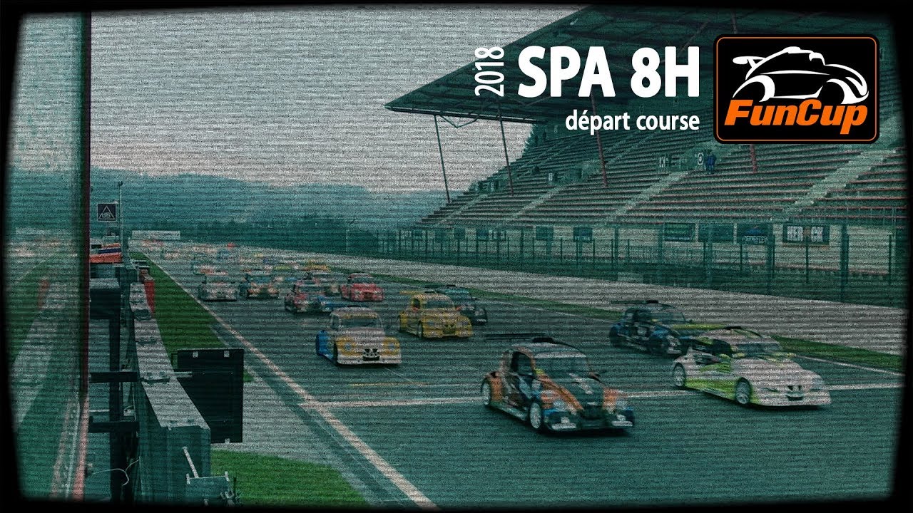 FUN RACING CARS - Spa 2018 - Départ FUN CUP - YouTube