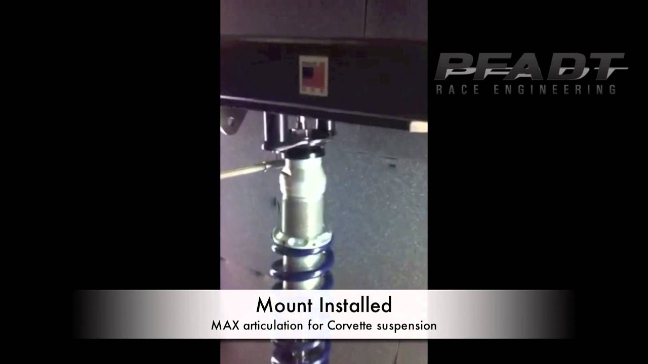 Pfadt Race Suspension - NEW BOA mount for Corvette Adjustable Coilover ...