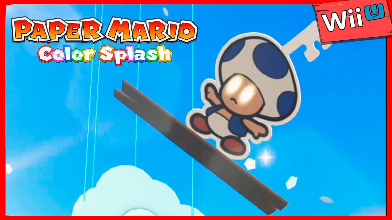 Paper Mario: Color Splash #04 - Toad Chave Azul | Nintendo Wii U ...