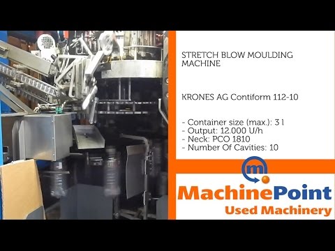 KRONES AG Contiform 112-10 Used STRETCH BLOW MOULDING MACHINES ...