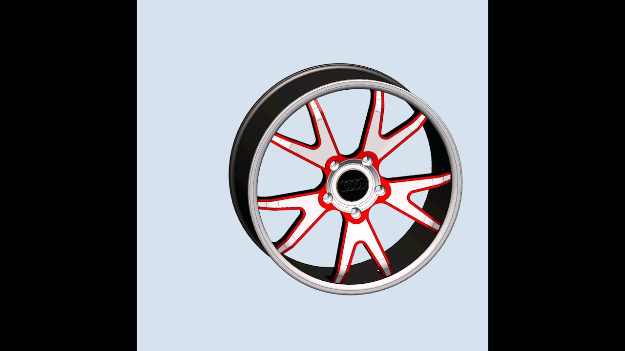 Alloy Wheel Animation 1 - YouTube