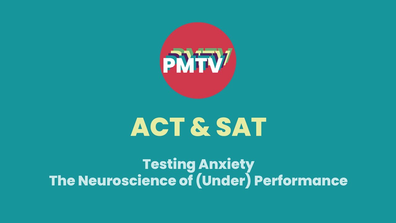 ACT & SAT - Testing Anxiety - YouTube