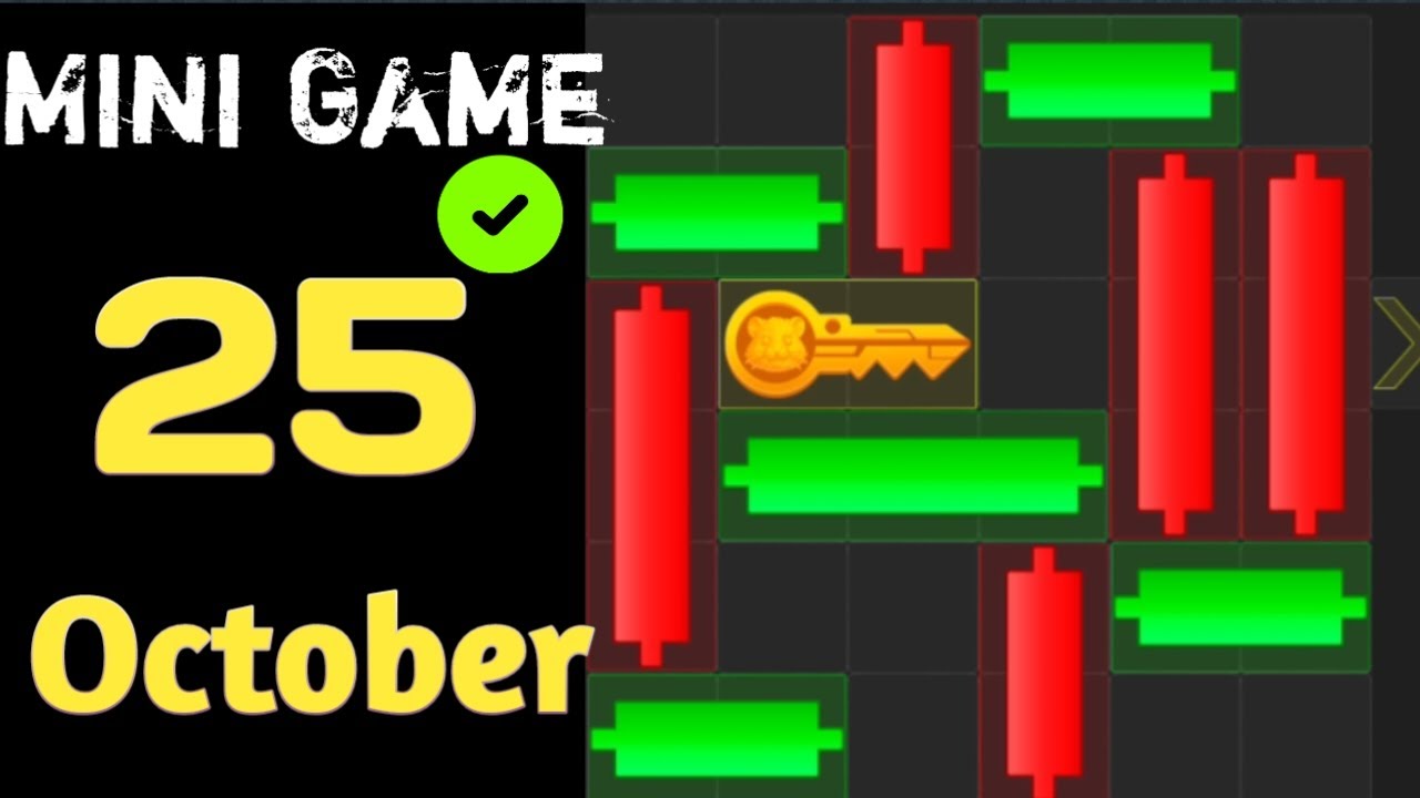 25 October puzzle game solved | hamster kombat mini game 25 October ...