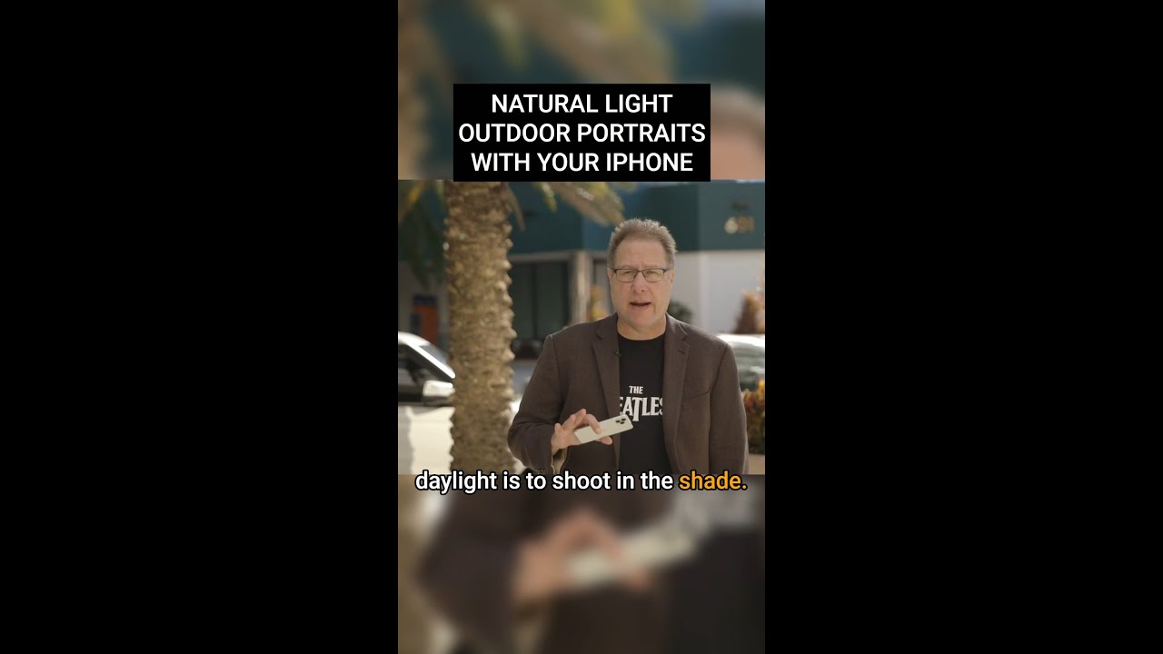 Natural Light Outdoor Portraits with Your iPhone - YouTube