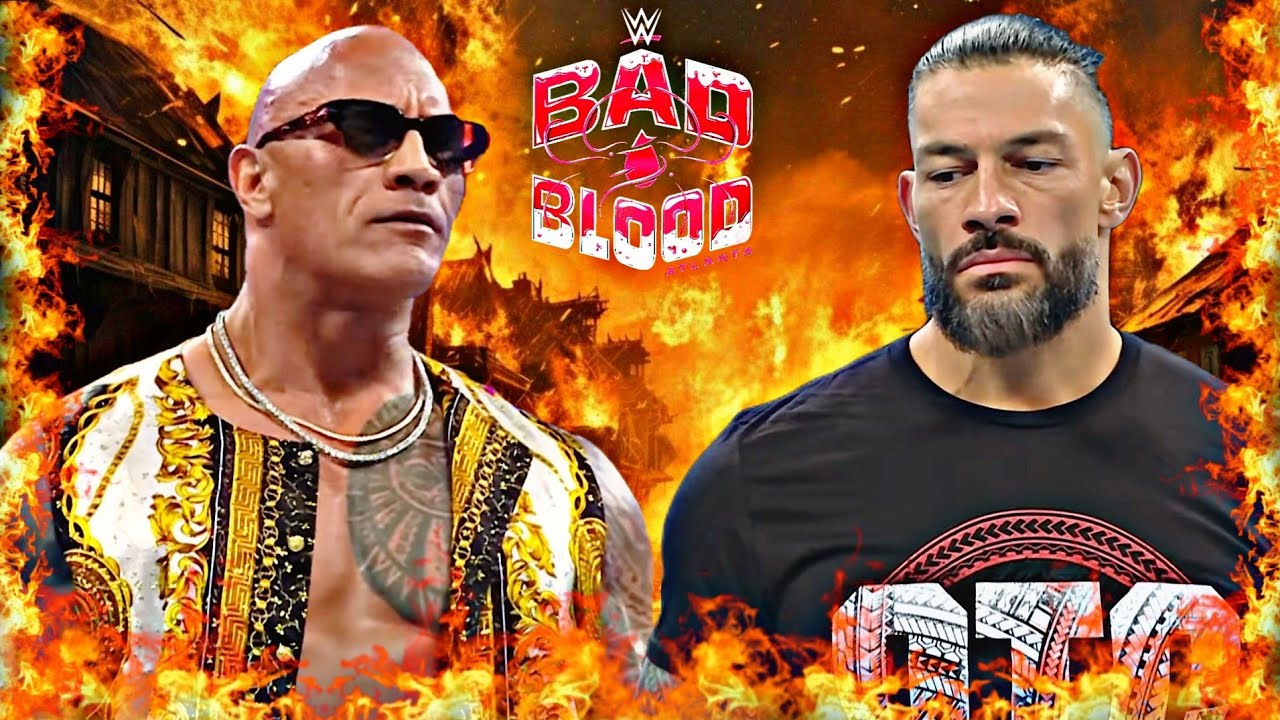 The Rock Return And Attack Roman Reigns in Wwe Bad Blood 2024 (The ...