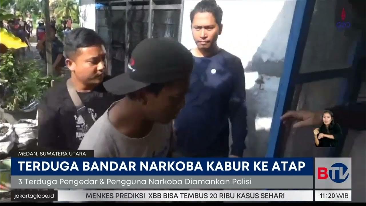 Polisi 3 Terduga Pengguna dan Pengedar Narkoba di Medan - YouTube