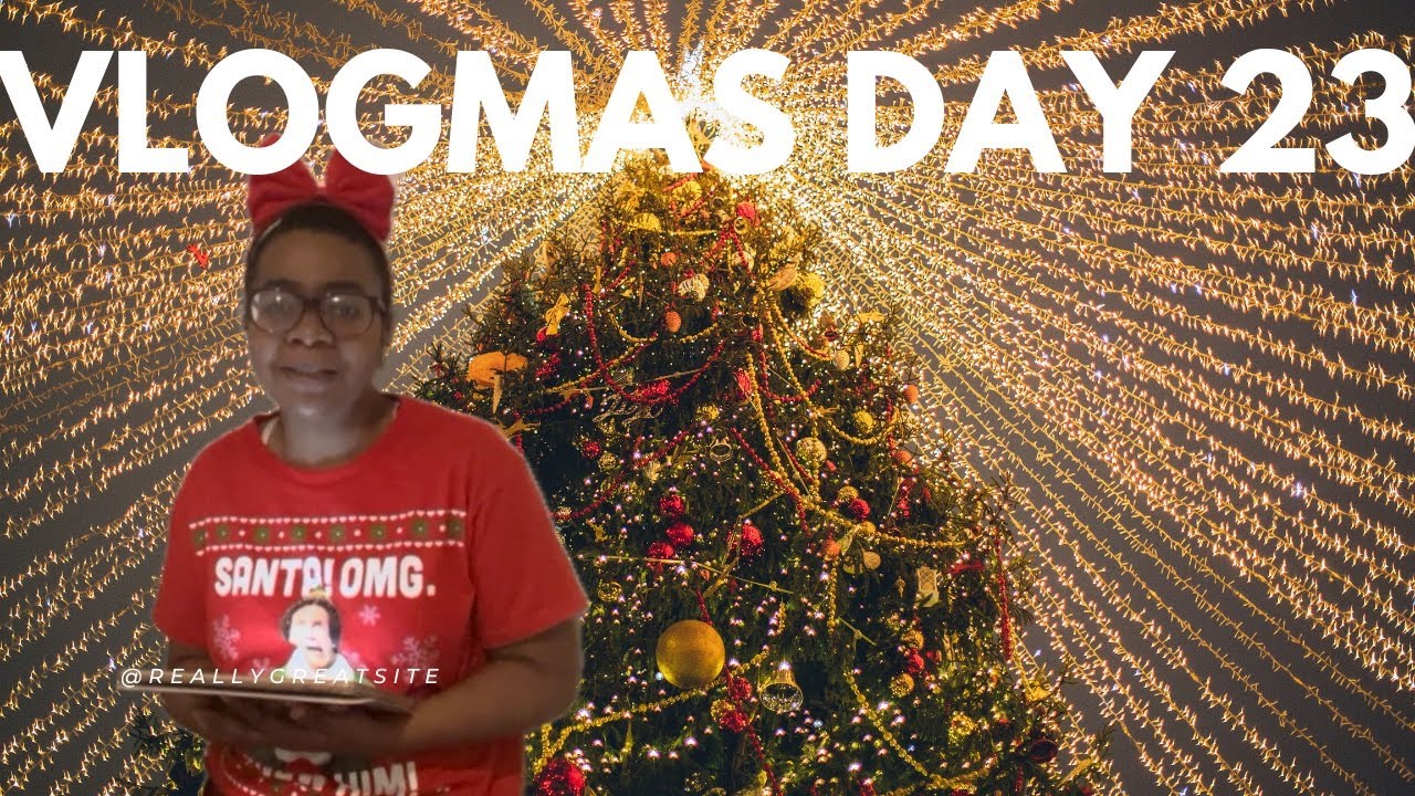 Vlogmas Day 23 : Merry Christmas Eve Eve I’m Tired …. - YouTube