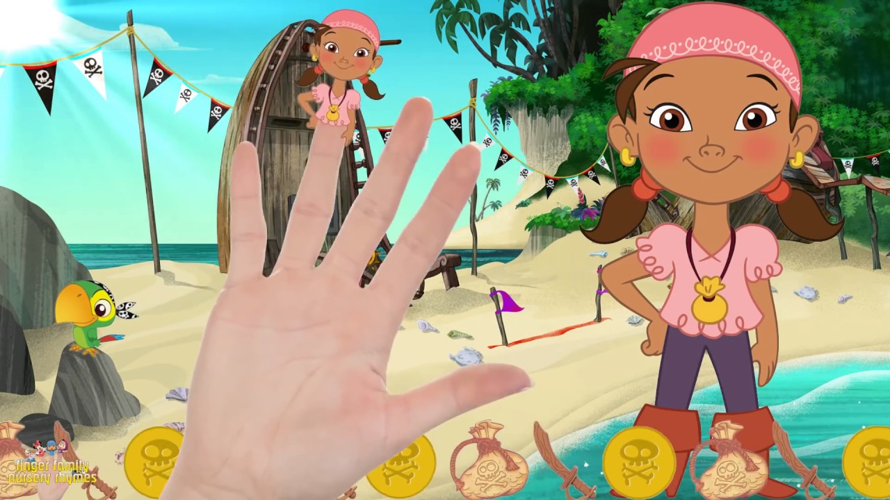 Captain Jake and the Never Land Pirates Finger Family Song Nursery ...