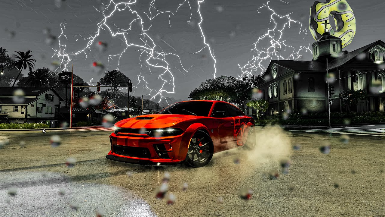 Hellcat Jailbreak Gets Crazy In The Rain… - YouTube