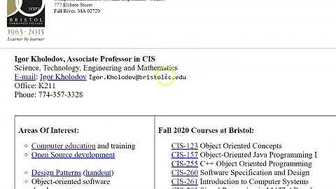 CIS-261 Introduction to Computer Systems - YouTube