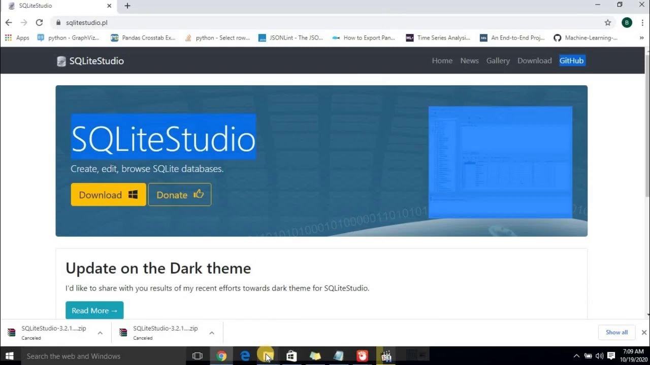 How to start using SQLite Studio - YouTube