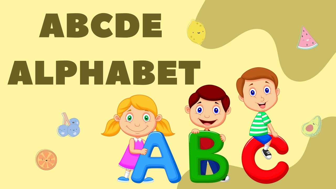 ABCDE Alphabet in English | Read and Write A to Z Kids Learning ...