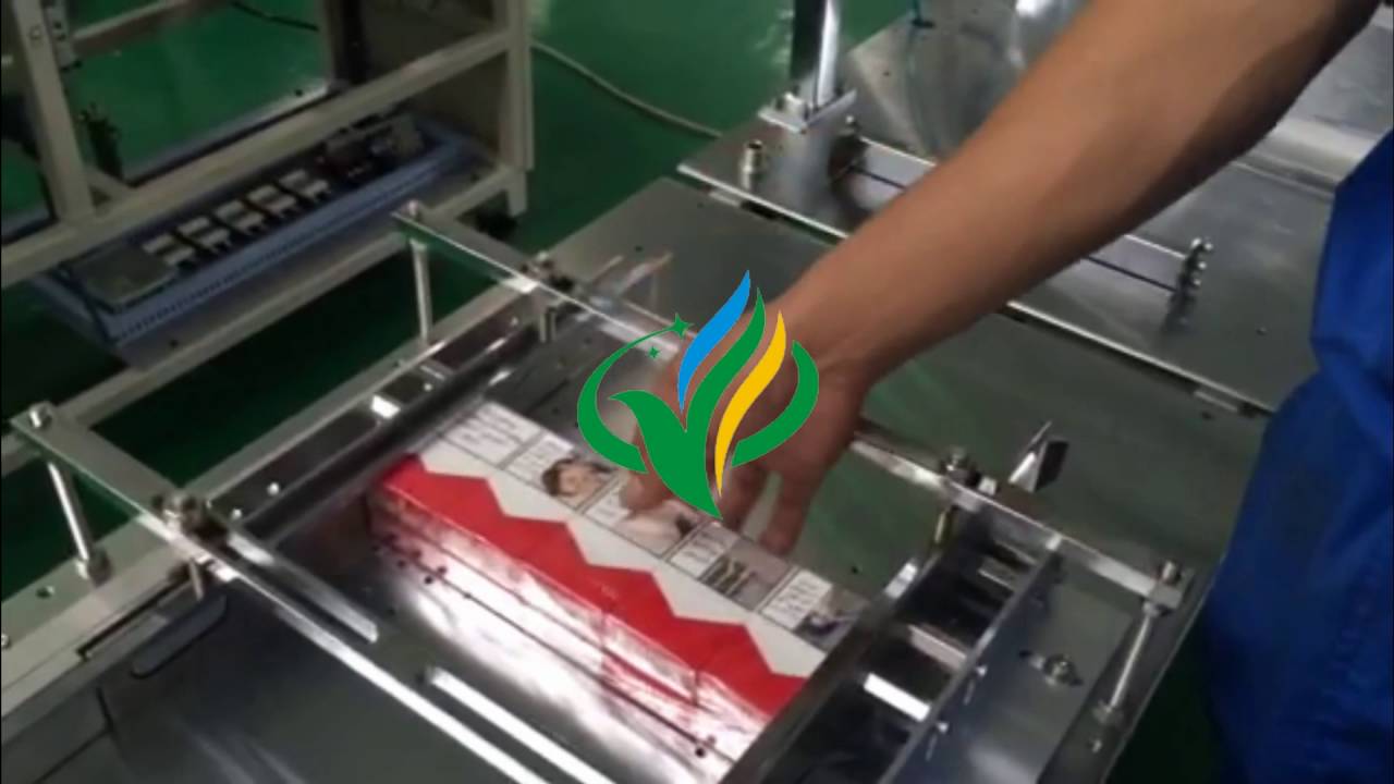 semi auto bopp film wrapping machine for 10 boxes cigarette wrapper ...