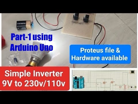 Home made inverter||How to make an inverter at home||9V to 230v ...