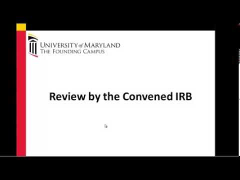 Review by Convened IRB - YouTube