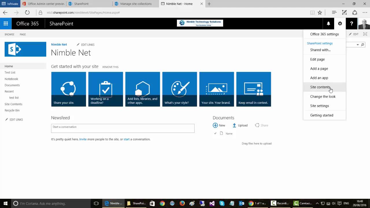 Understanding Sites in SharePoint 2016 - YouTube