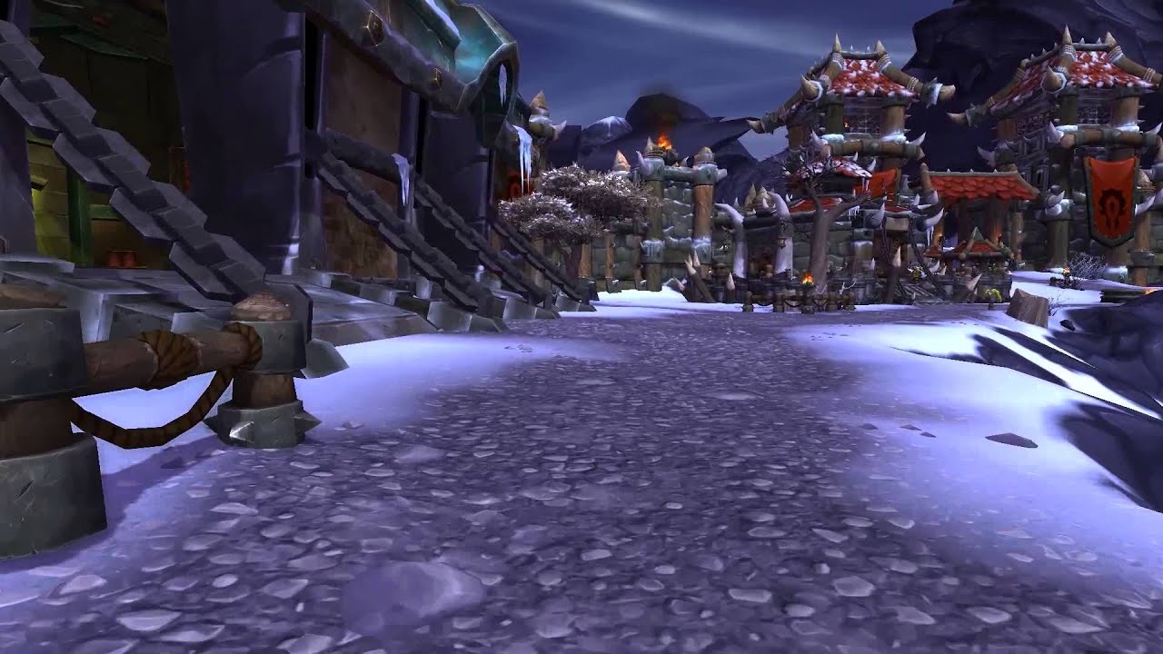 World of Warcraft: Warlords of Draenor Horde Level 3 Garrison - YouTube