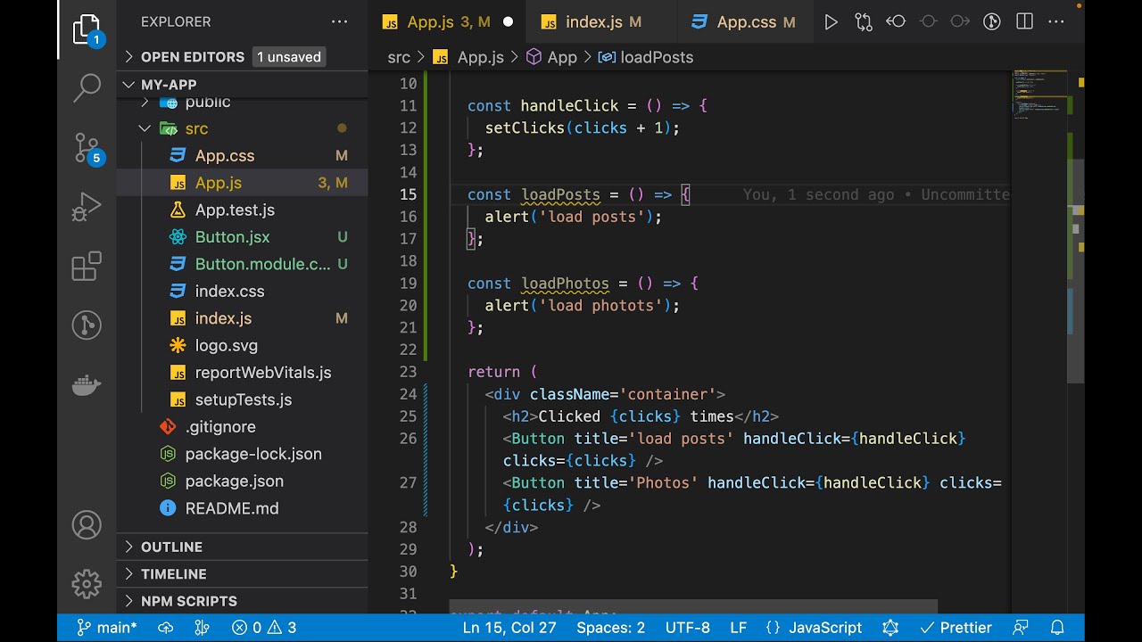 React Js Tutorial For Beginners React Basics With Examples Youtube 7787
