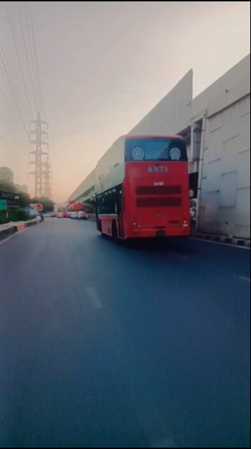 Amts double decker new bus @ ahmedabad - YouTube