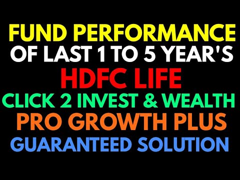 hdfc life click 2 wealth, progrwoth plus , click 2 invest fund ...