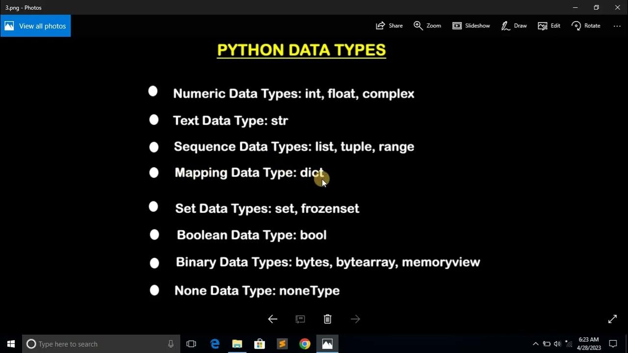 Python Data Types - Intro - YouTube