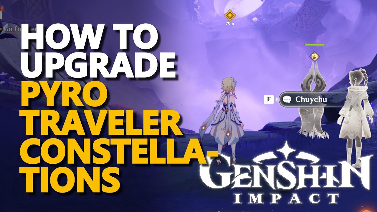How to upgrade Pyro Traveler Constellations Genshin Impact - YouTube