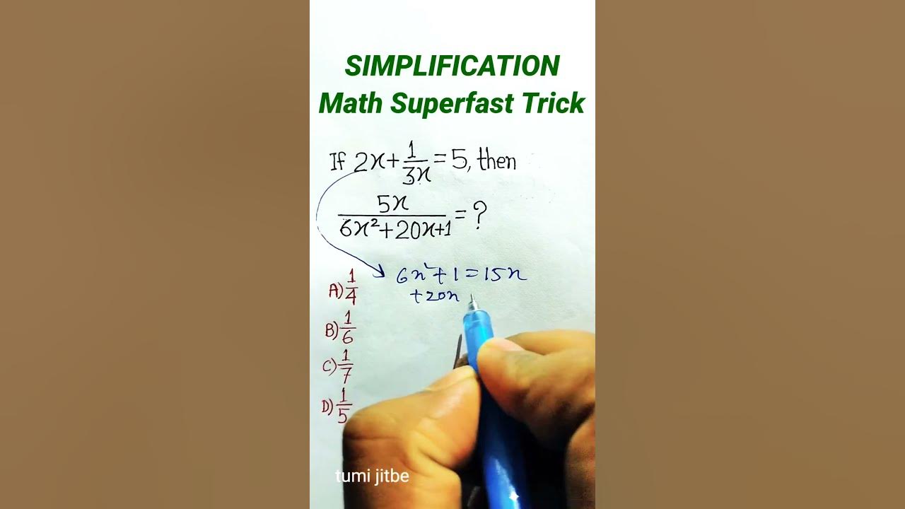 Power Math Trick | Simplification SSC CGL Math Trick| Division Trick | Root Problems| #shorts ...