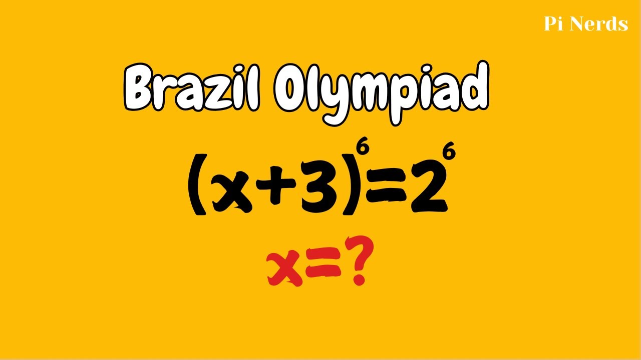 Brazil | Math Olympiad | Complex Number | Can You Solve? | Mathematics ...
