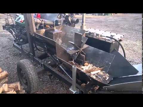 Homemade Firewood Processor - YouTube