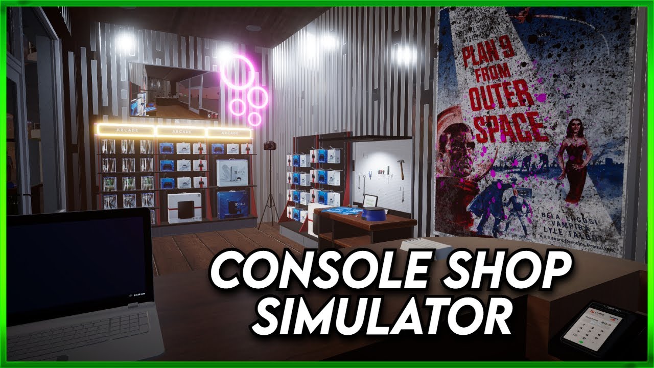 Console Shop Simulator Demo - First Look - YouTube