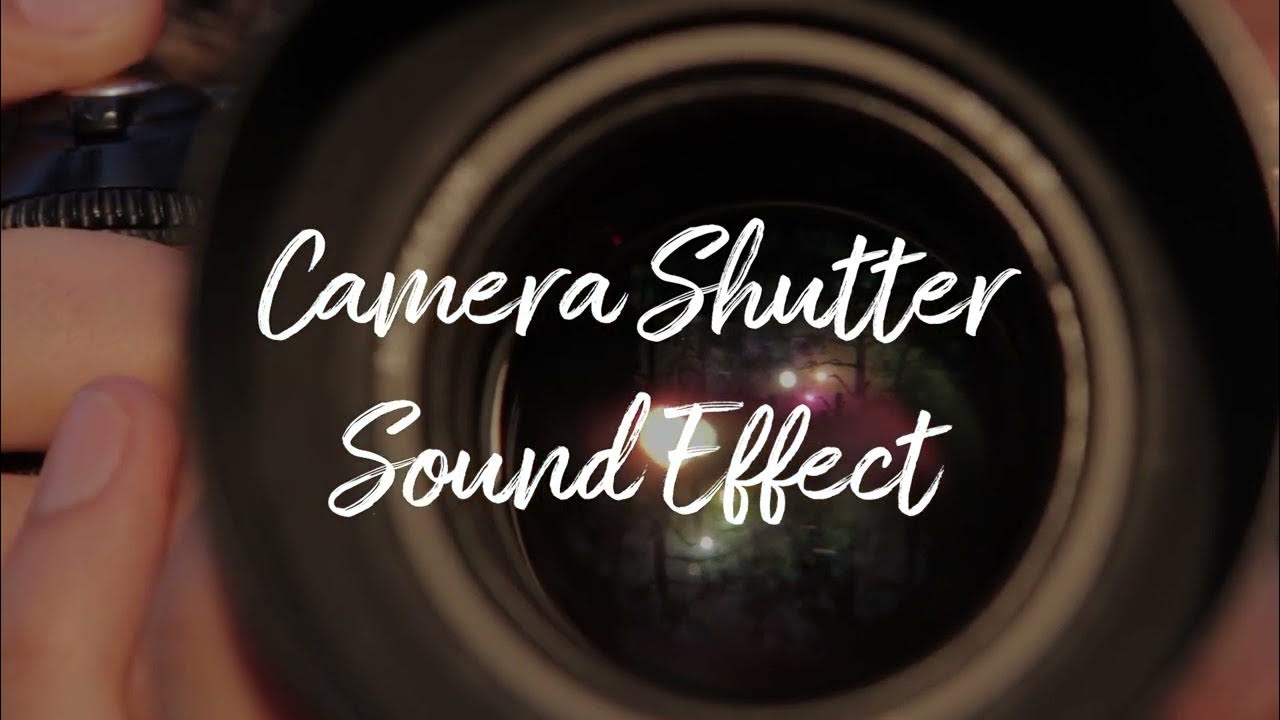 Camera Shutter Sound Effect Pack - Free To Use - YouTube