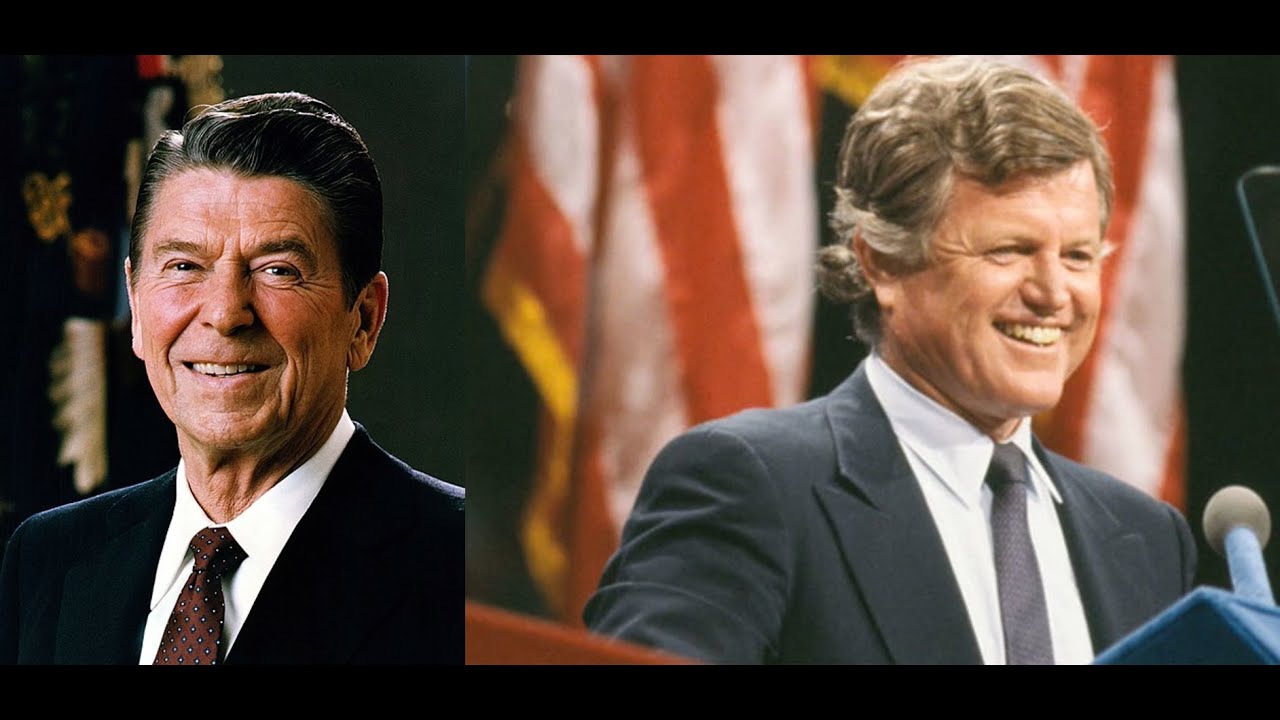 Alternate History 1980 - Ronald Reagan vs Ted Kennedy - YouTube