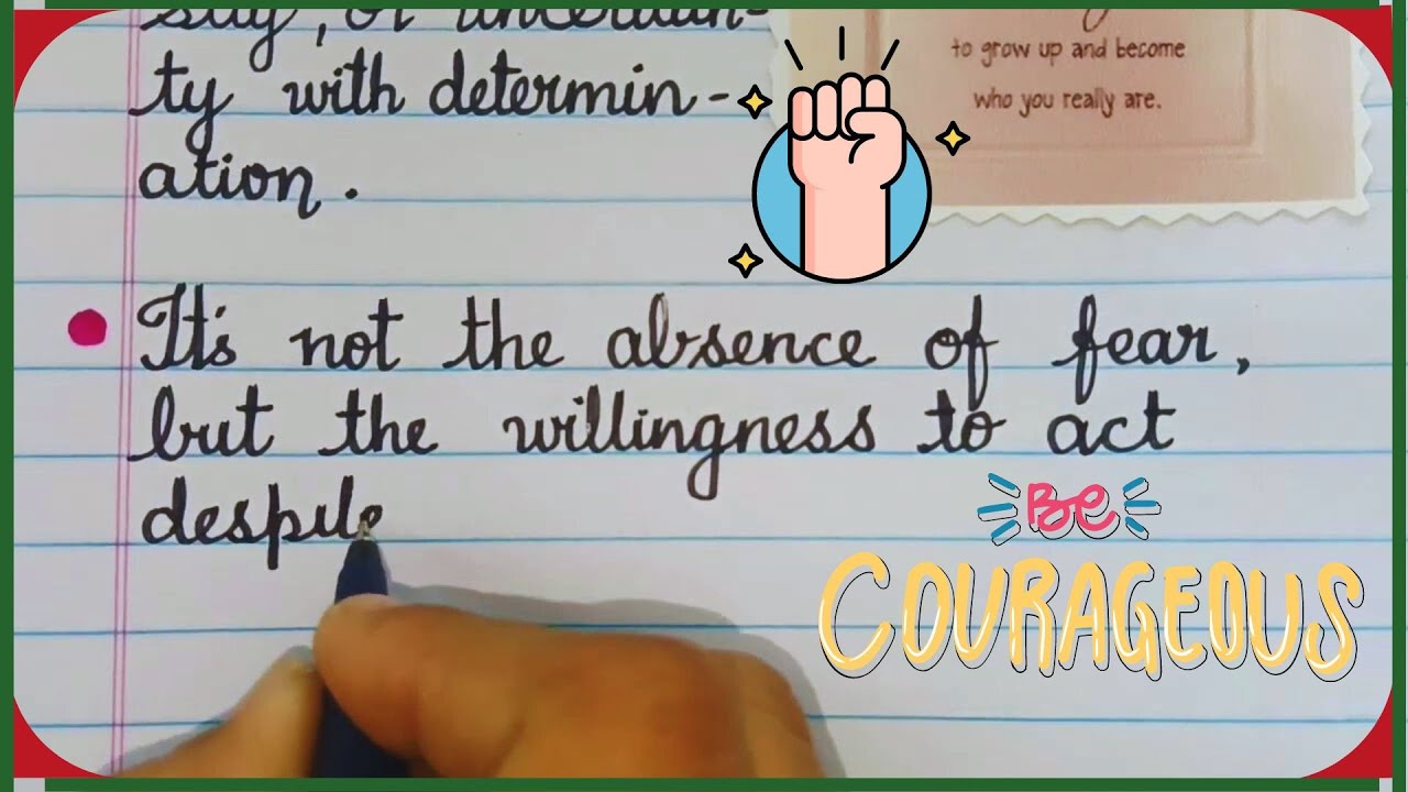 5 Lines Essay on Courage | The Power of Courage in 5 Sentences | Short ...