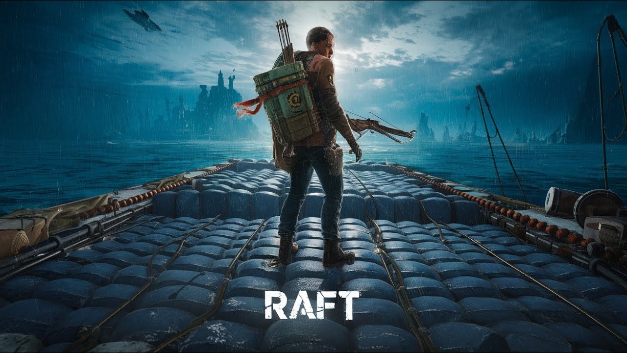 gonna try not to get eaten by a shark on RAFT with Wake & FRIENDS - YouTube