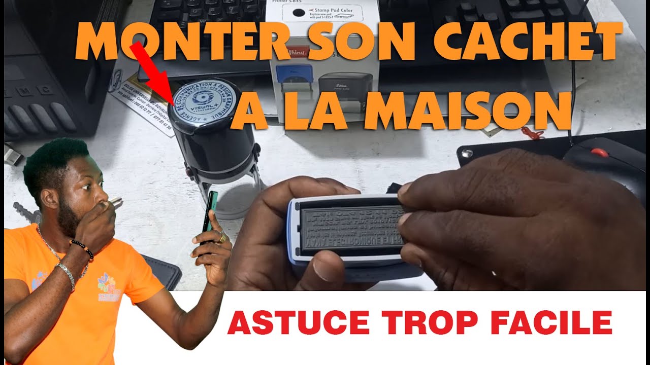 VOICI COMMENT MONTER UNE GOMME DE CACHET - YouTube