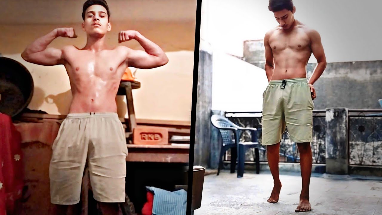 3-4 MONTH BODY TRANSFORMATION || AT HOME WORKOUT || BEGINNER BEST ...