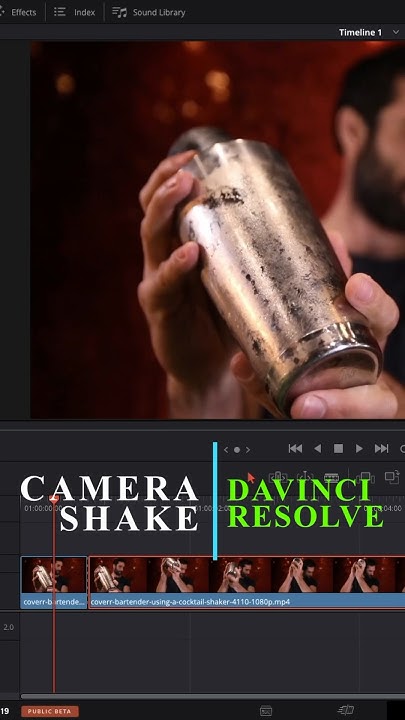 Easy Camera Shake Effect In DaVinci Resolve - YouTube