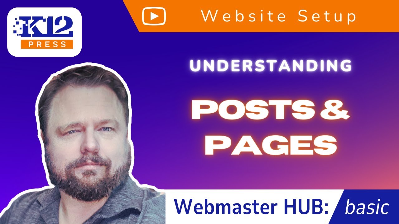 K12Press Tutorial: Posts And Pages - YouTube