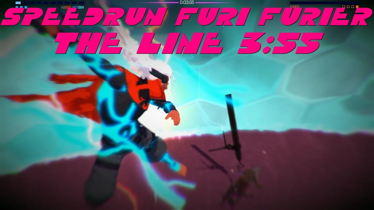 Furi (Furier) The Line in 3:55 (Speedrun) - YouTube