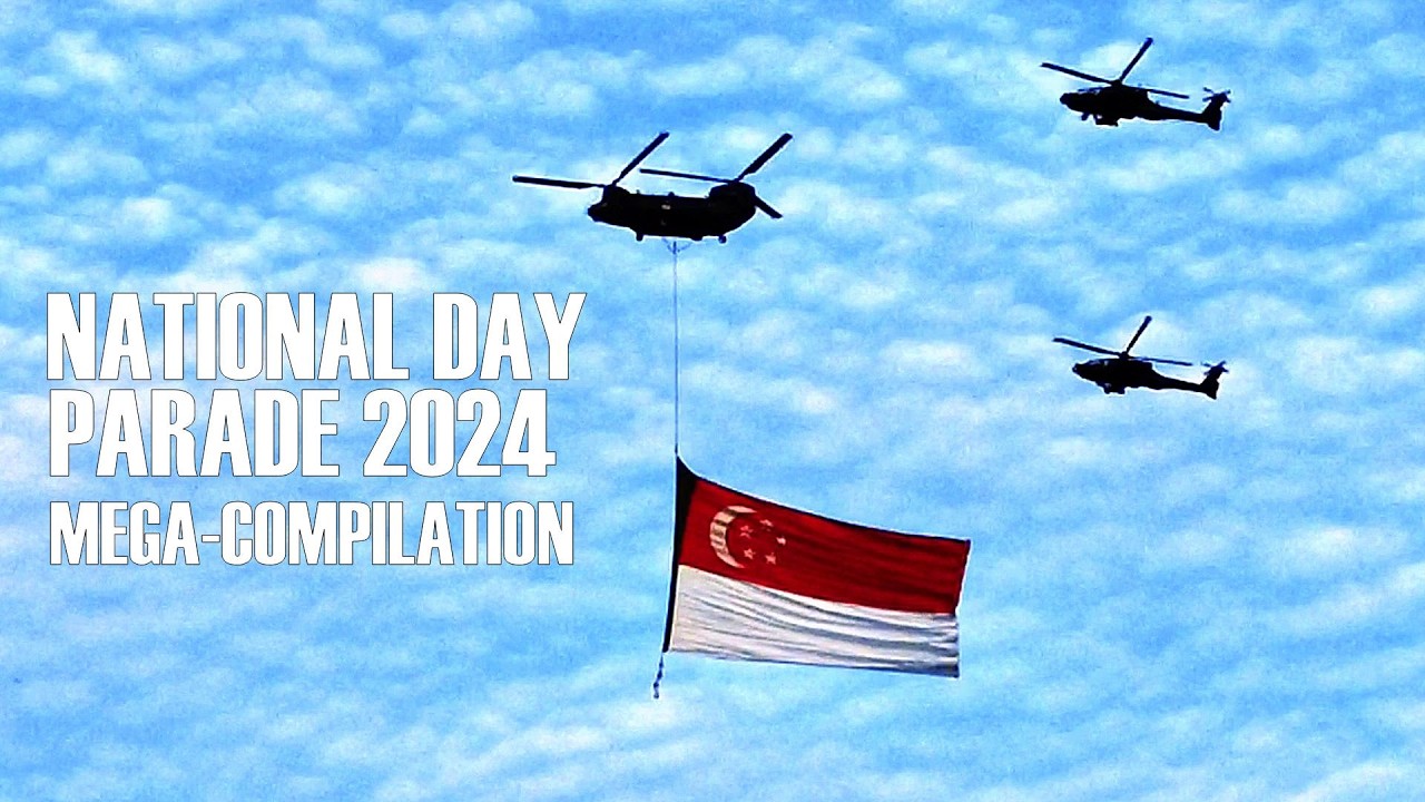 Singapore National Day Parade 2024 🇸🇬 Multi-Location Mega-Compilation ...